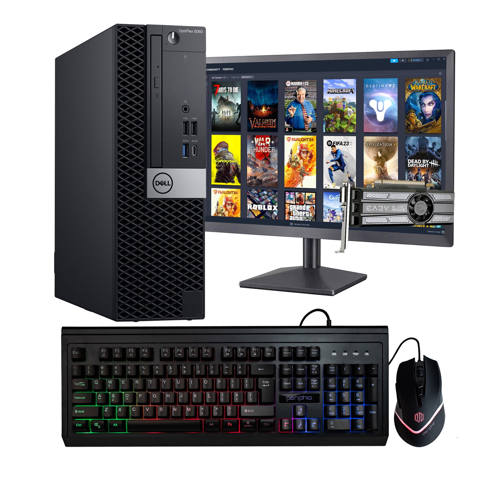 Dell Prebuilt Gaming Desktop Computer | Intel i5 + GeForce GT 1030 2GB ...