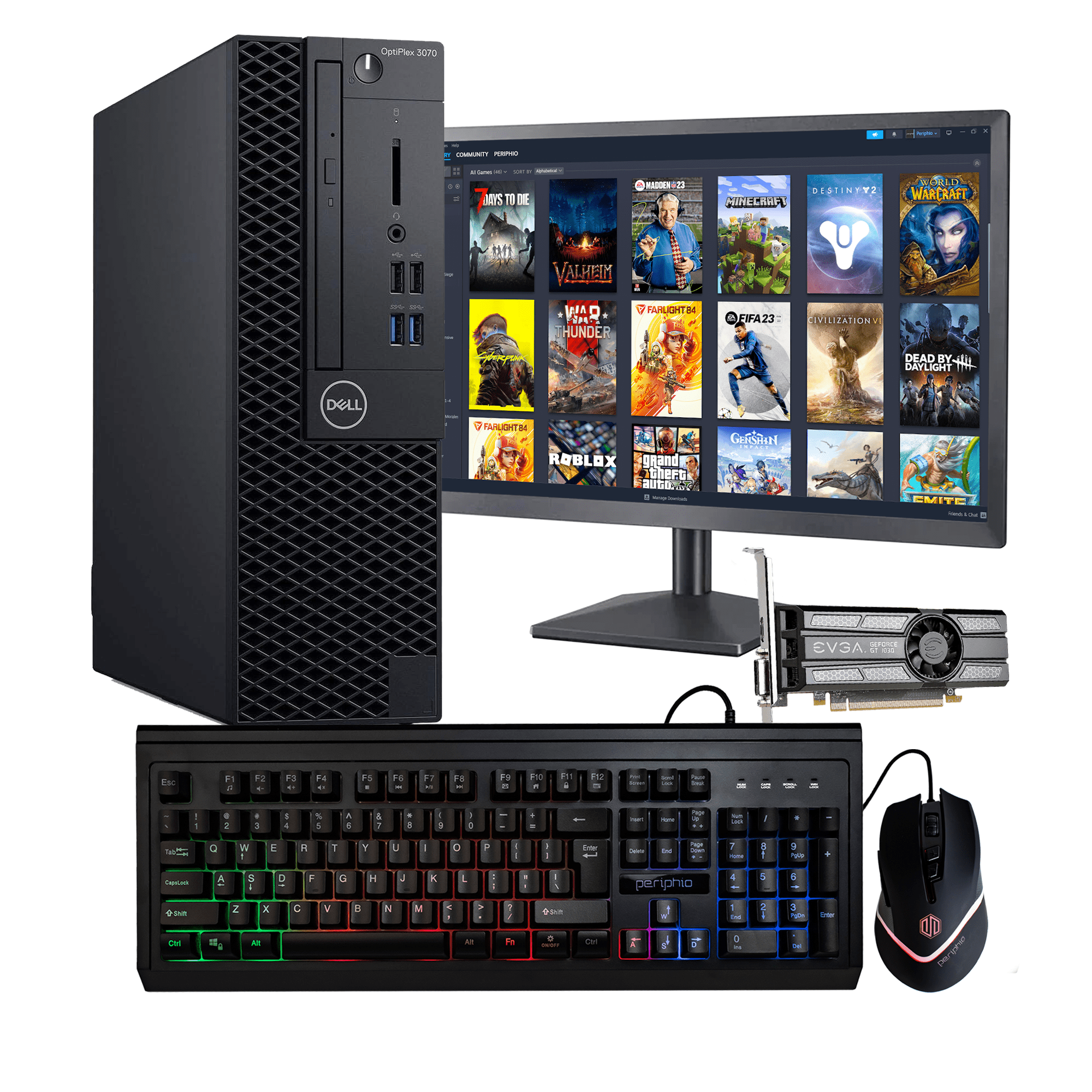 Dell Prebuilt Gaming Desktop Computer | Intel i5 + GeForce GT 1030 2GB ...
