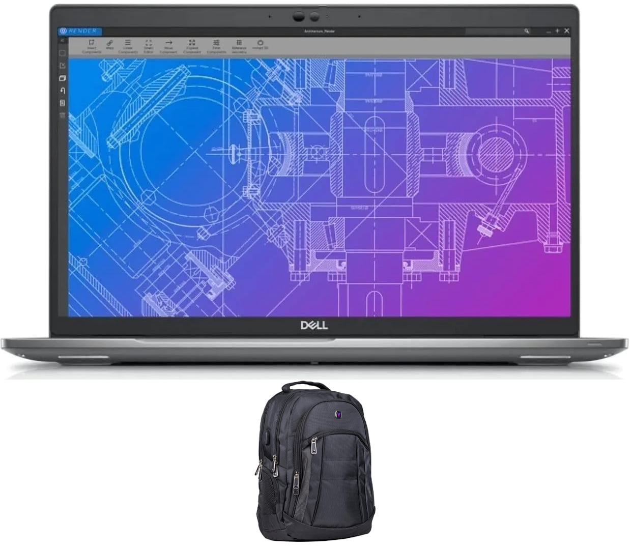 Dell Precision 3570 Home/Business Laptop (Intel i5-1235U 10-Core, 15 ...