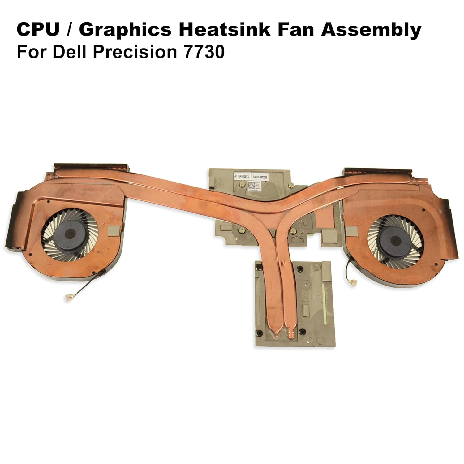 Dell Precision 7730-7740 Heatsink Dual Fan for AMD Radeon Pro WX 7100 ...