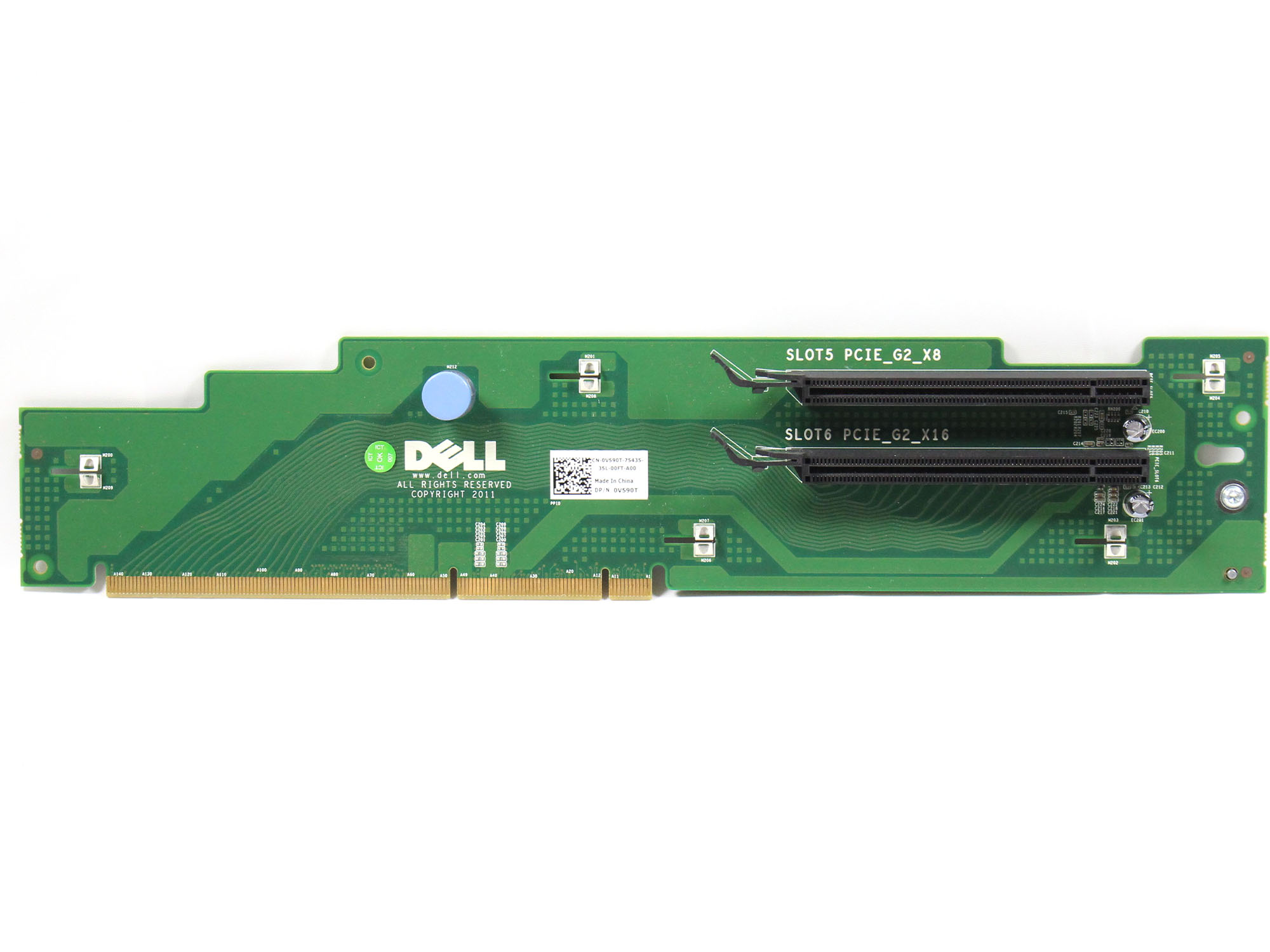 Dell Precision R5500 Riser 2 PCIE Center Riser board V590T 0V590T CN ...