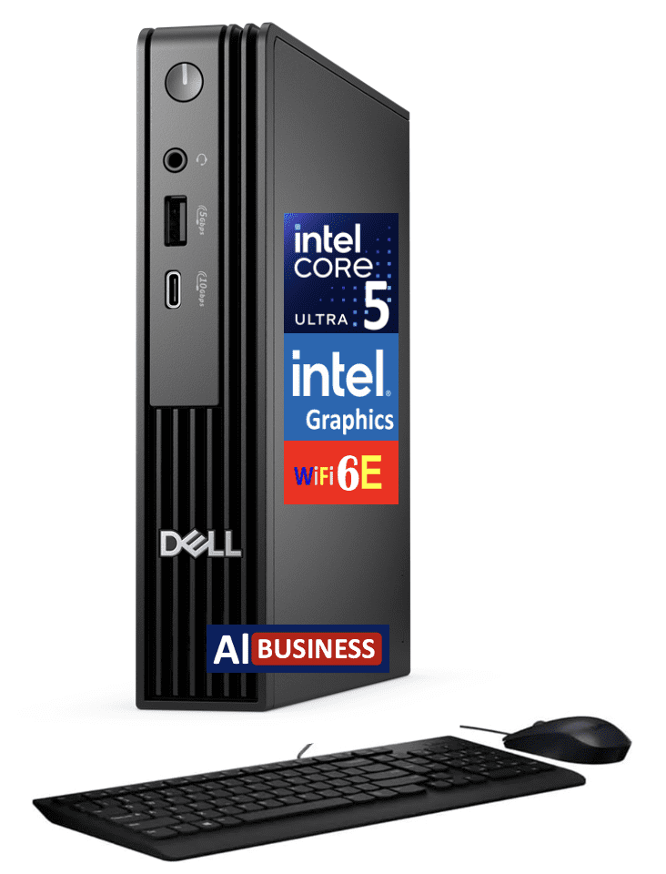 Dell Pro Micro QCM1250 (Replaces Optiplex) AI Business MFF Mini PC ...