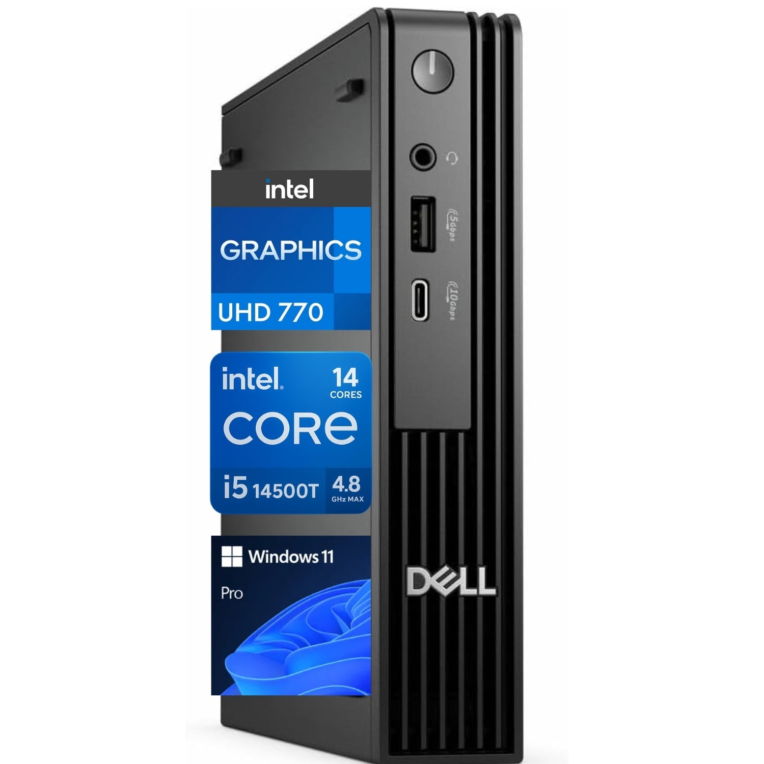Dell Pro Micro QCM1250 Mini Desktop, New OptiPlex Version, 14th Gen i5 ...