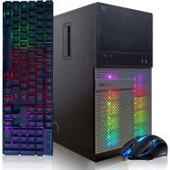 STGAubron Prebuilt Gaming Desktop PC, Diamond Black, Intel Core i7, 16G ...