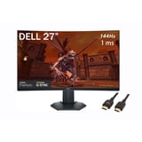 Dell S Series 27" Curved Screen Gaming Monitor, Full HD (1920 x 1080 ...