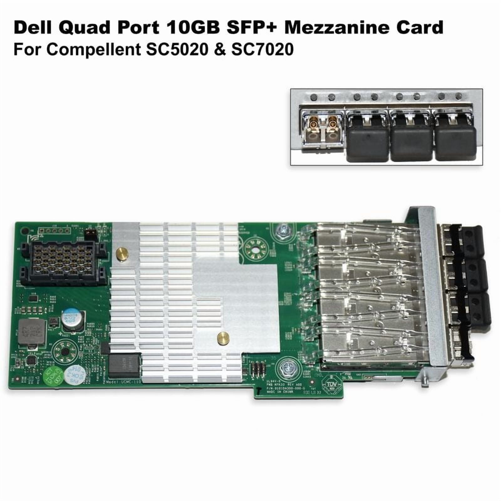 Dell SC7020 Harpoon Quad-Port SFP+ I/O Storage Mezzanine Card - KCVN9 ...