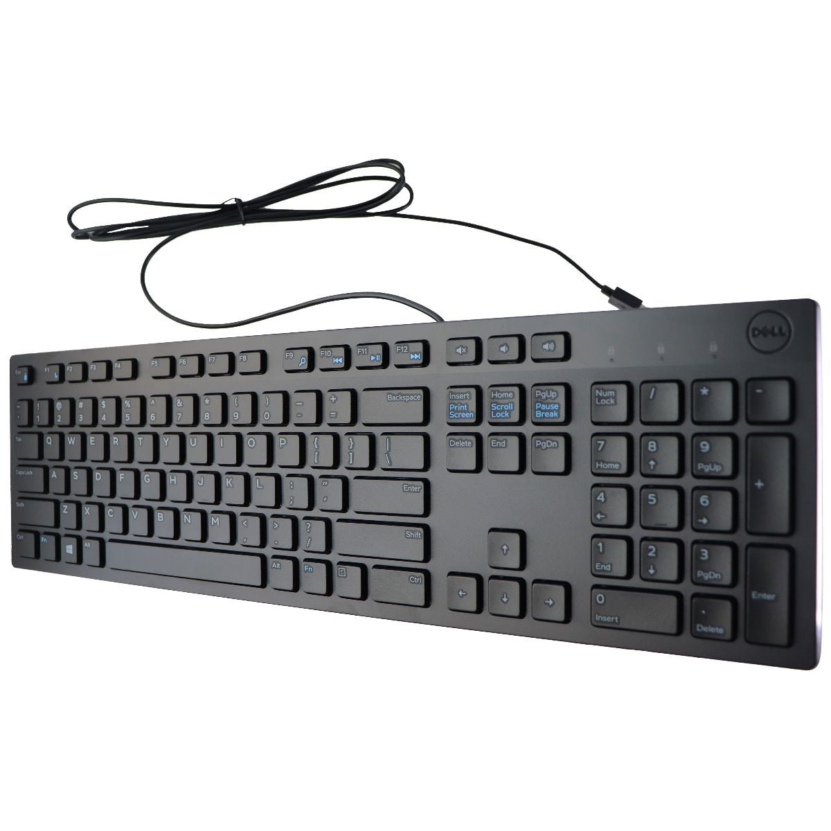 Restored Dell Wired Slim Keyboard KB216-BK-US - Standard Desktop ...
