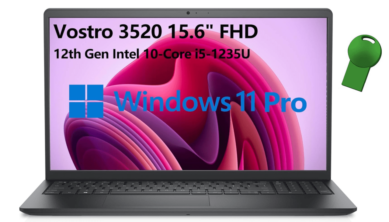 Dell Vostro 3520 15.6" FHD 120Hz Business Laptop Computer, 12th Gen ...