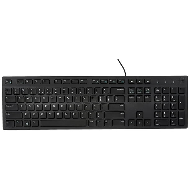 Dell Wired Keyboard KB216 (580-ADMT) - New - Walmart Business Supplies