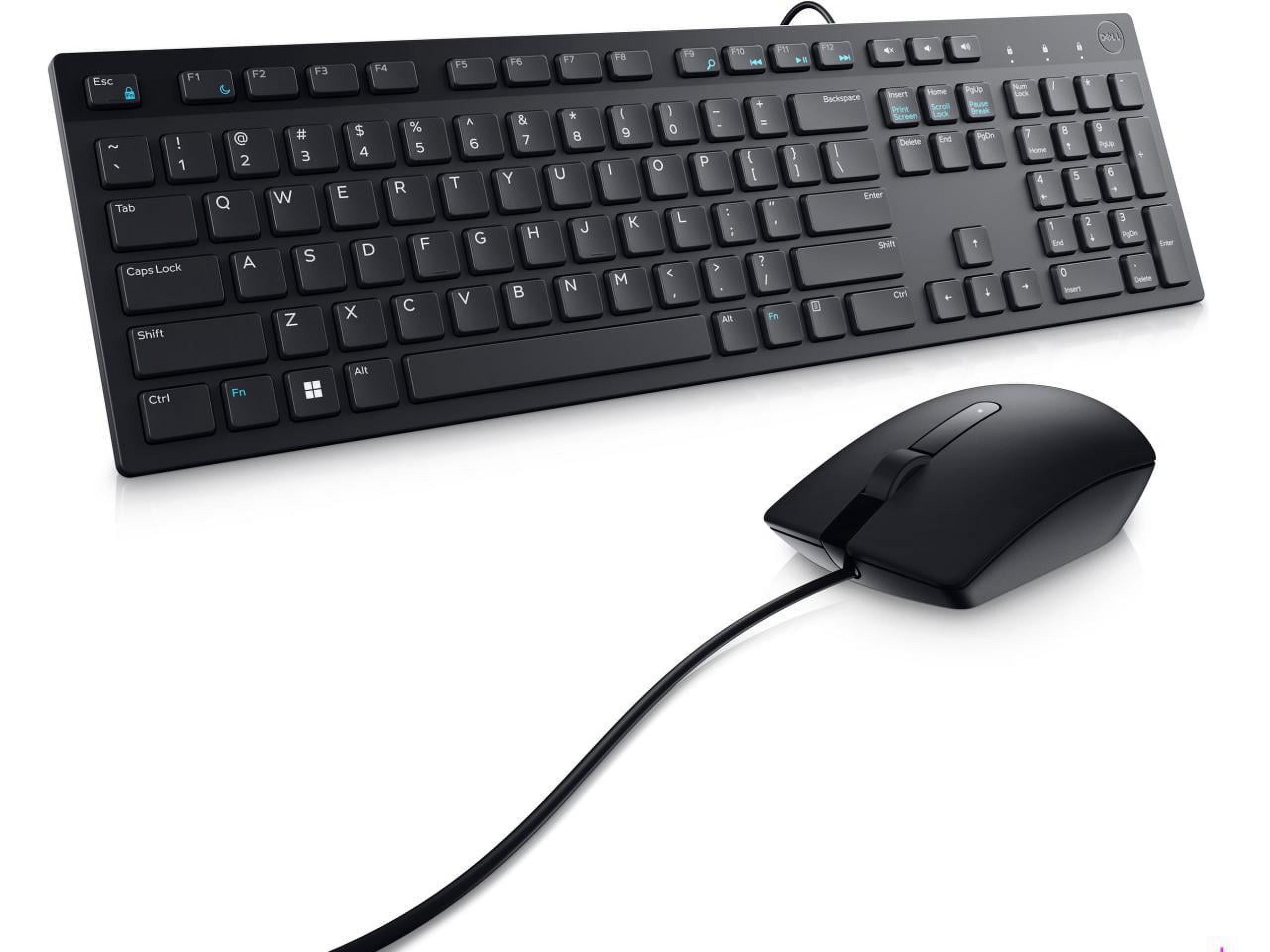 Dell Wired Keyboard and Mouse - KM300C - Walmart.com