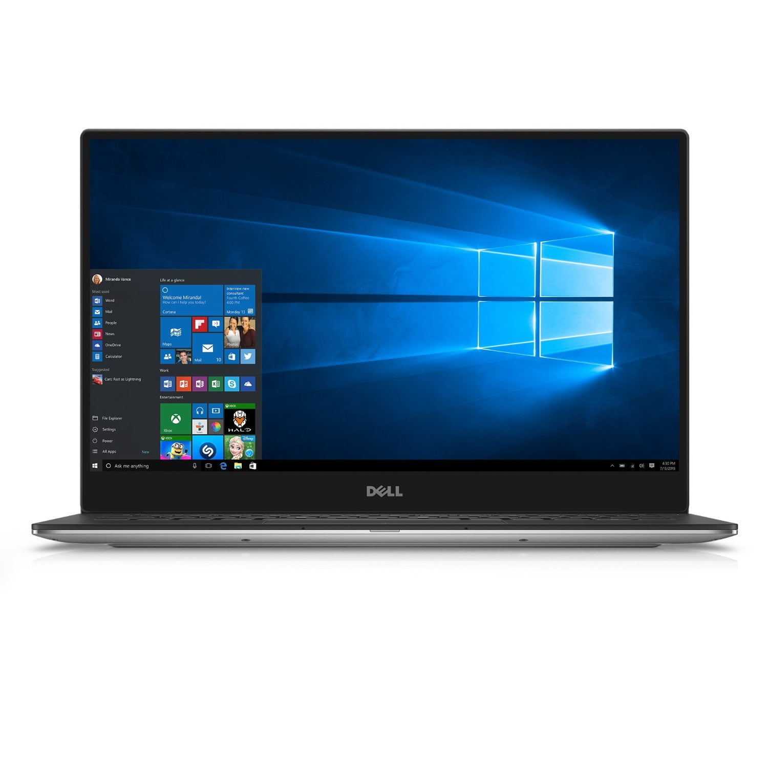 Dell XPS9350-5340SLV 13.3 Inch QHD+ Touchscreen Laptop (6th Generation ...