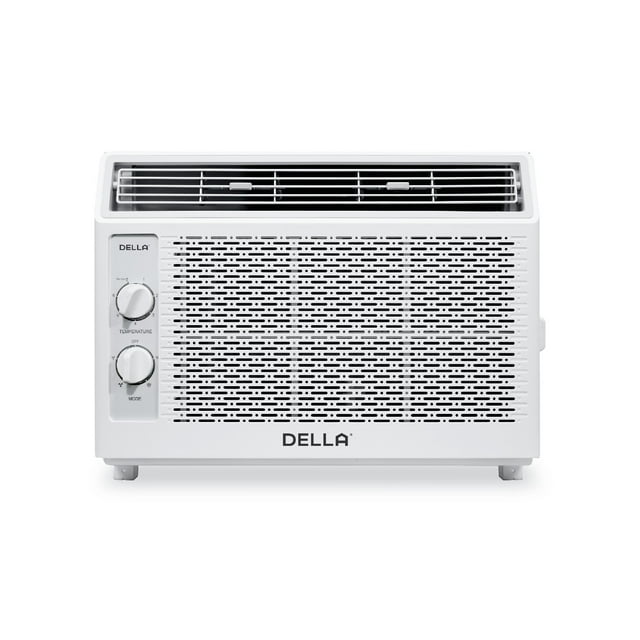 Della 5000 BTU Small Room Window AC, Energy Saving, Whisper Quiet ...