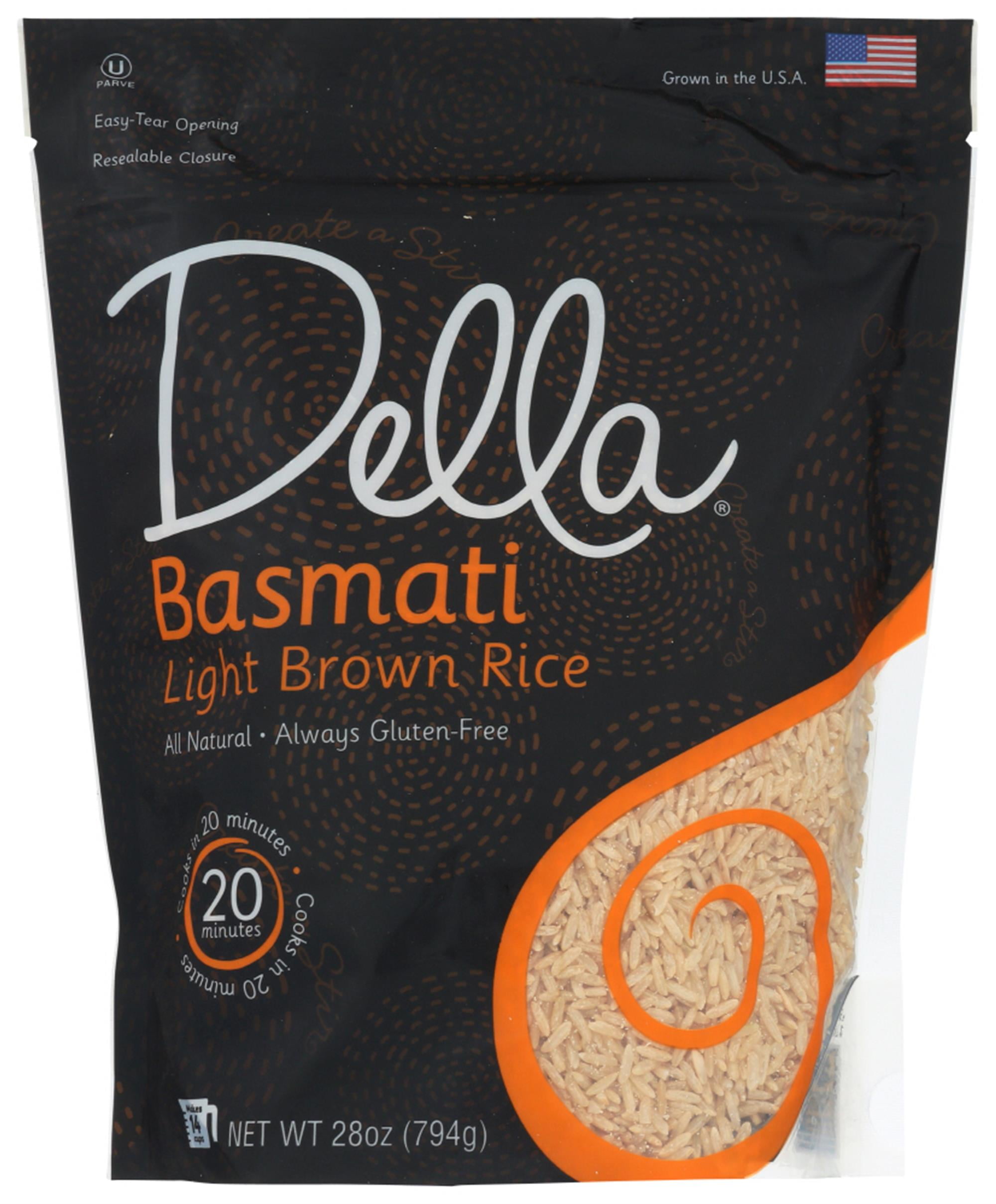 Della Basmati Light Brown Rice, 28 Oz - Walmart.com