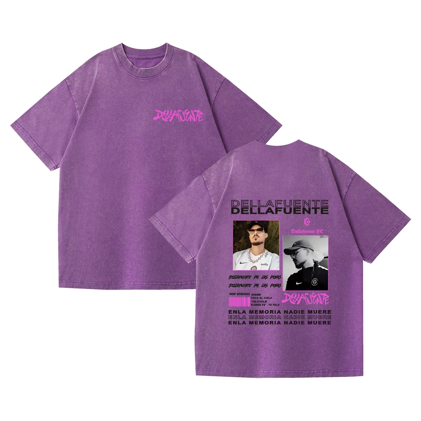 Della Fuente Merch Unisex Oversized Soft Pure Cotton T-Shirt - Vintage ...