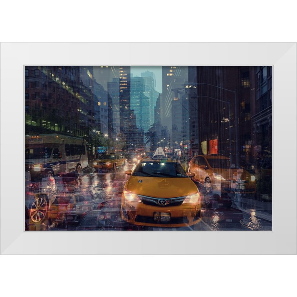 Della Latta, Massimo 18x13 White Modern Wood Framed Museum Art Print ...