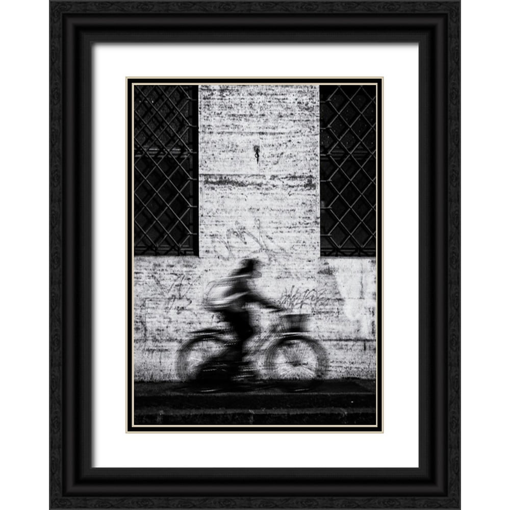 Della Latta, Massimo 18x24 Black Ornate Wood Framed with Double Matting ...