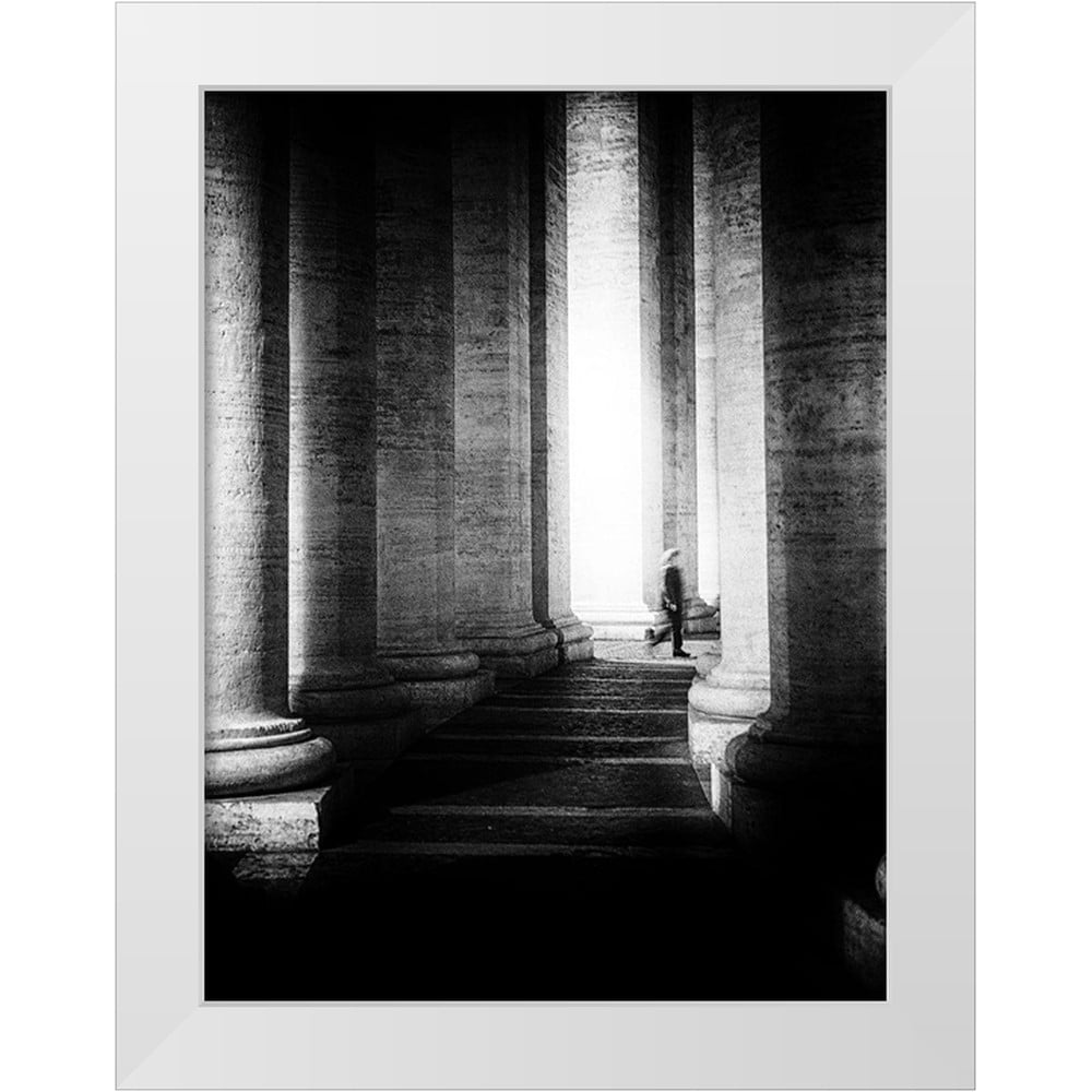 Della Latta, Massimo 19x24 White Modern Wood Framed Museum Art Print ...