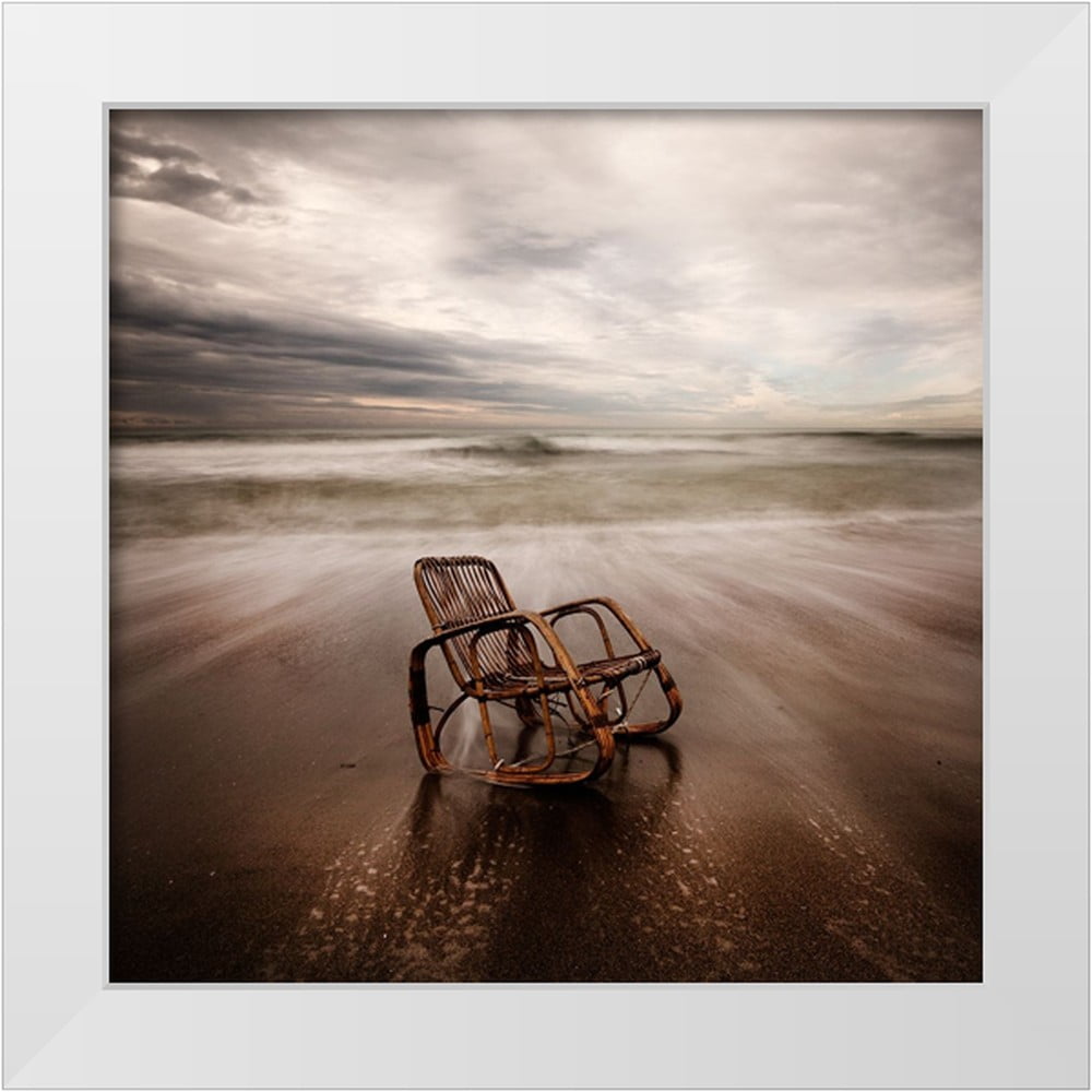 Della Latta, Massimo 20x20 White Modern Wood Framed Museum Art Print ...