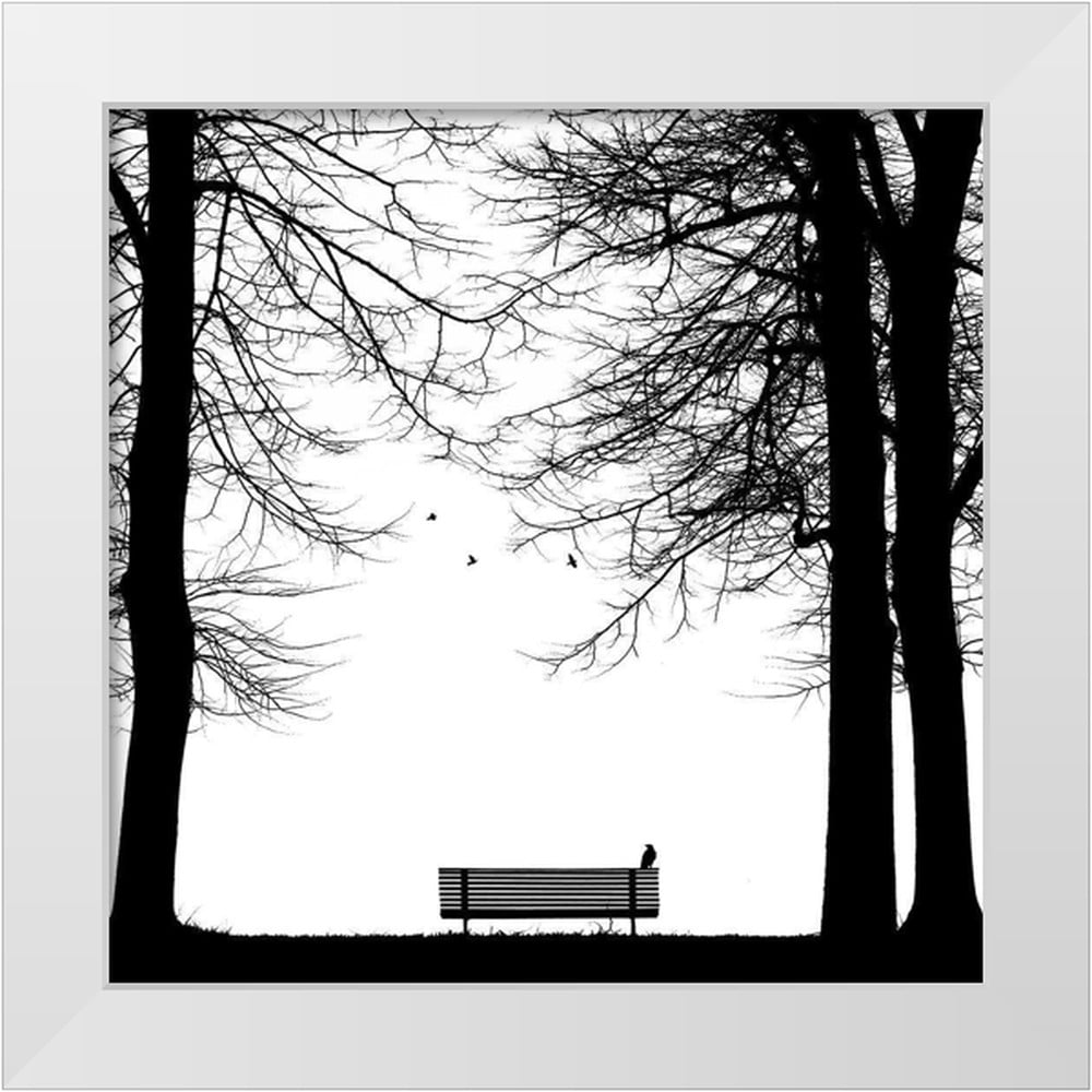 Della Latta, Massimo 26x26 White Modern Wood Framed Museum Art Print ...