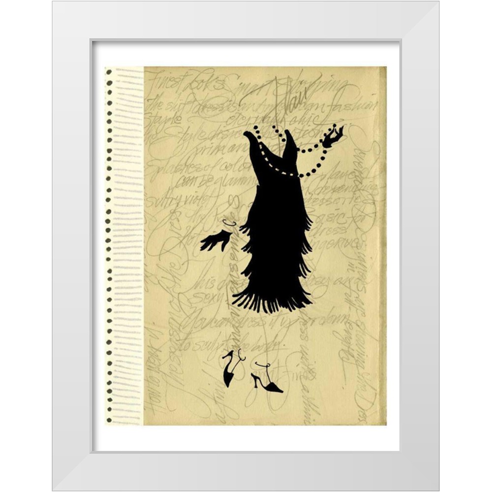 Della-Piana, Elissa 19x24 White Modern Wood Framed Museum Art Print ...