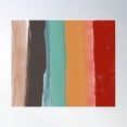 Della'S Stripes Poster Wall Art Modern Wall Decor For Living Room ...