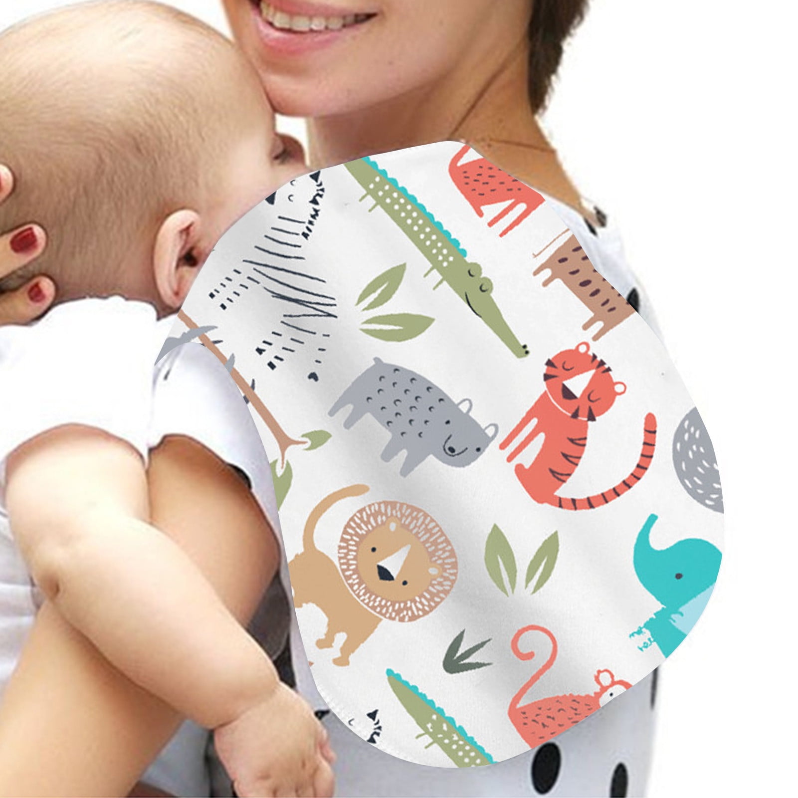 Delliss Baby Feeding Cute Print Towel Burping Cloth Double-Layer ...