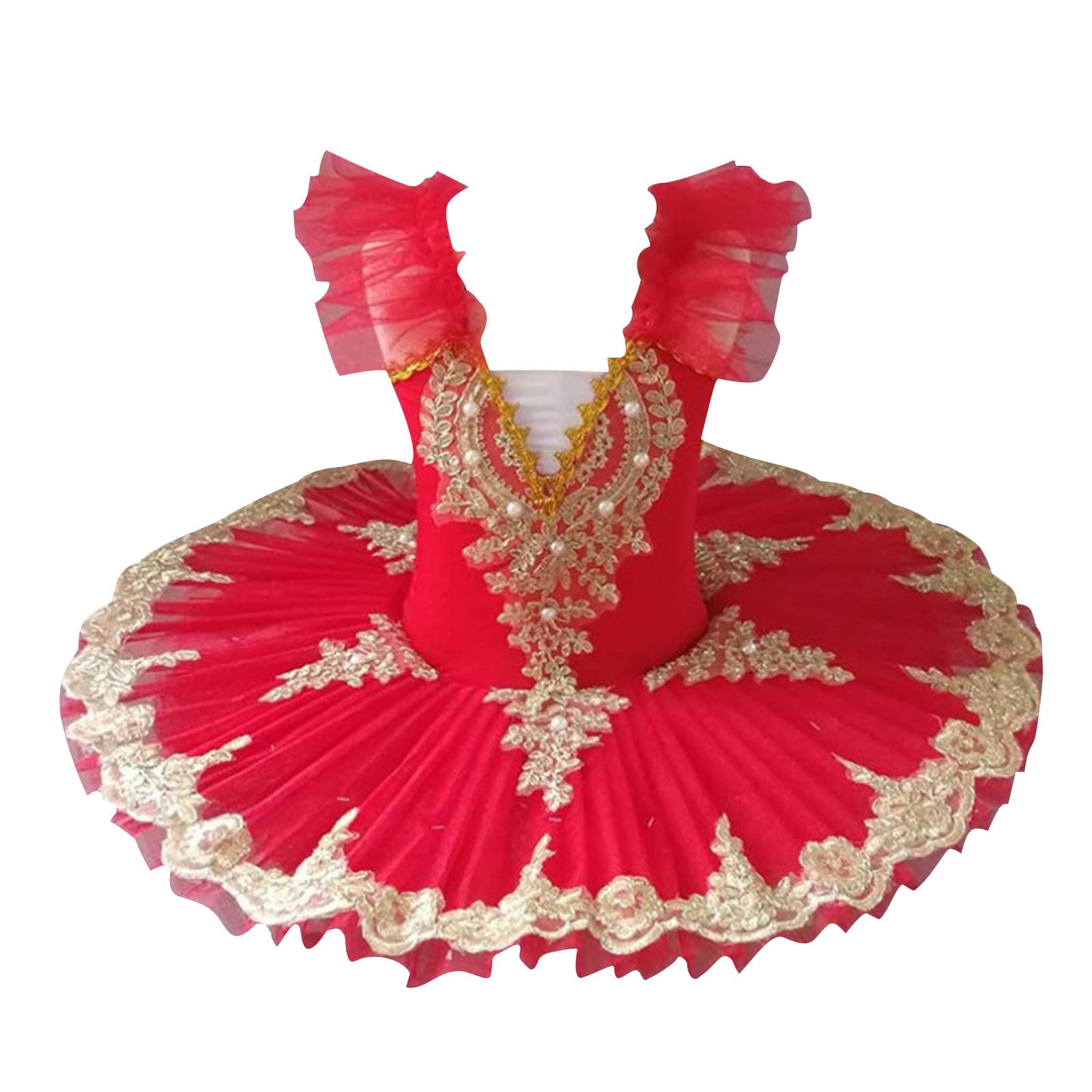 Delliss Ballet Leotards for Girls Dance Skirted Leotard Kids Ballet ...