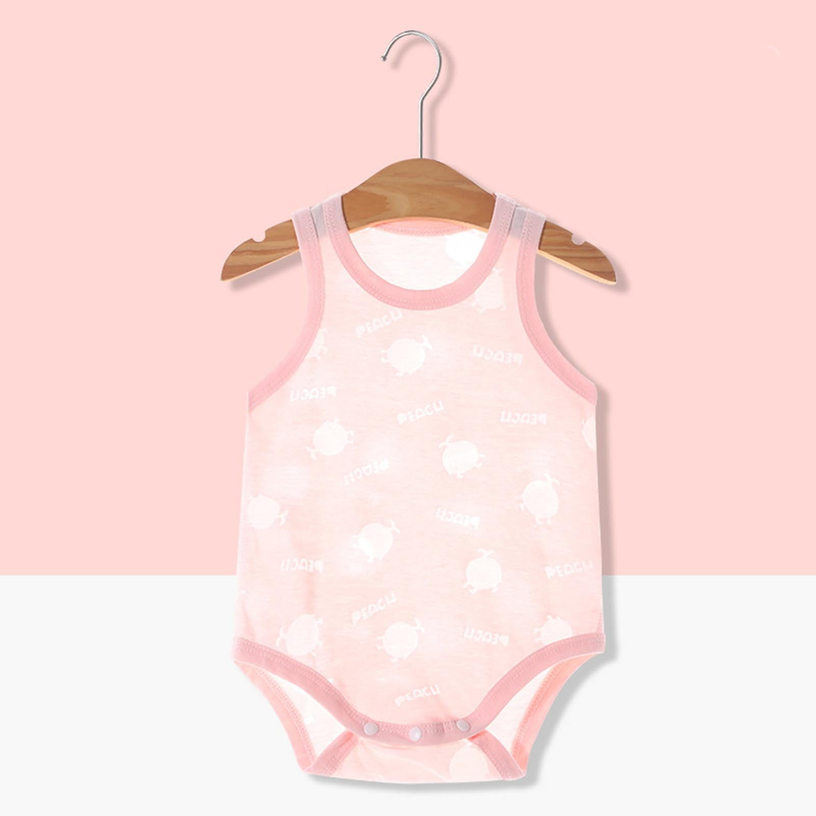 Delliss Girl's One Piece Casual Solid Tank Top Sleeveless Cartoon Print ...