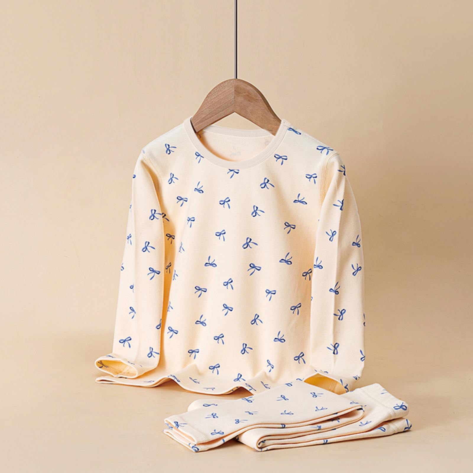 Delliss Girls 2pcs Outfit Long Sleeve Print Sweatshirt Top and Pants ...