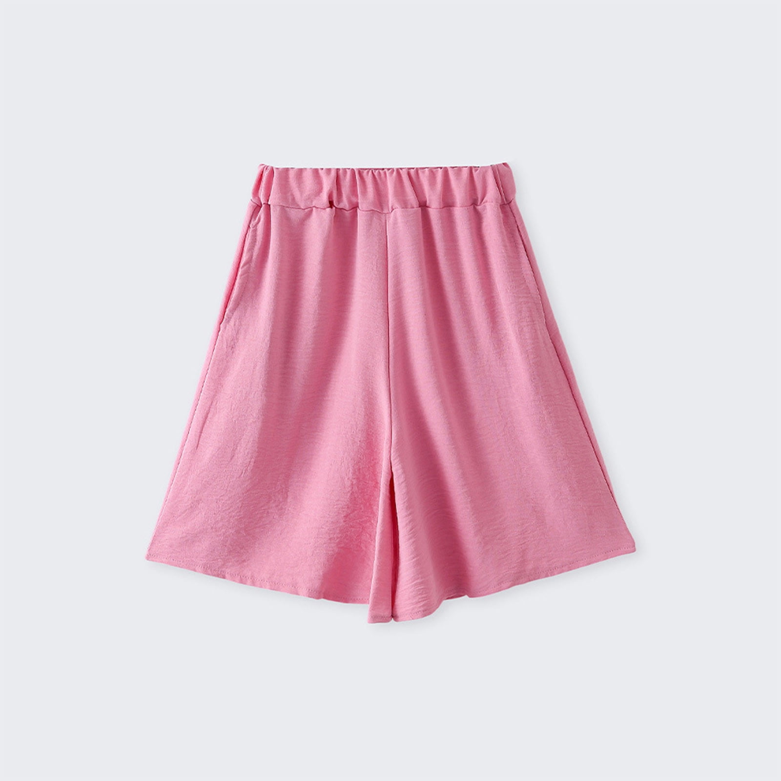Delliss Girls Athletic Shorts Running Shorts Sports Shorts with Elastic ...