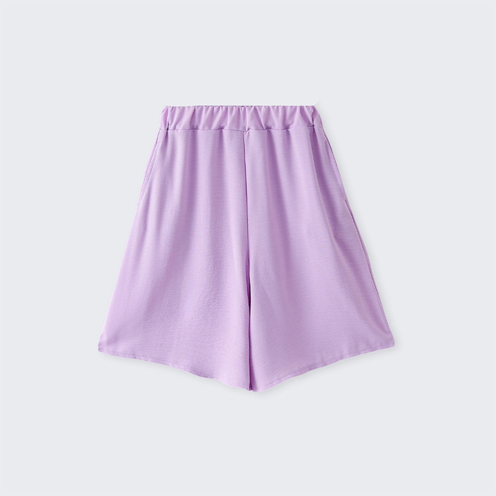 Delliss Girls Athletic Shorts Running Shorts Sports Shorts with Elastic ...