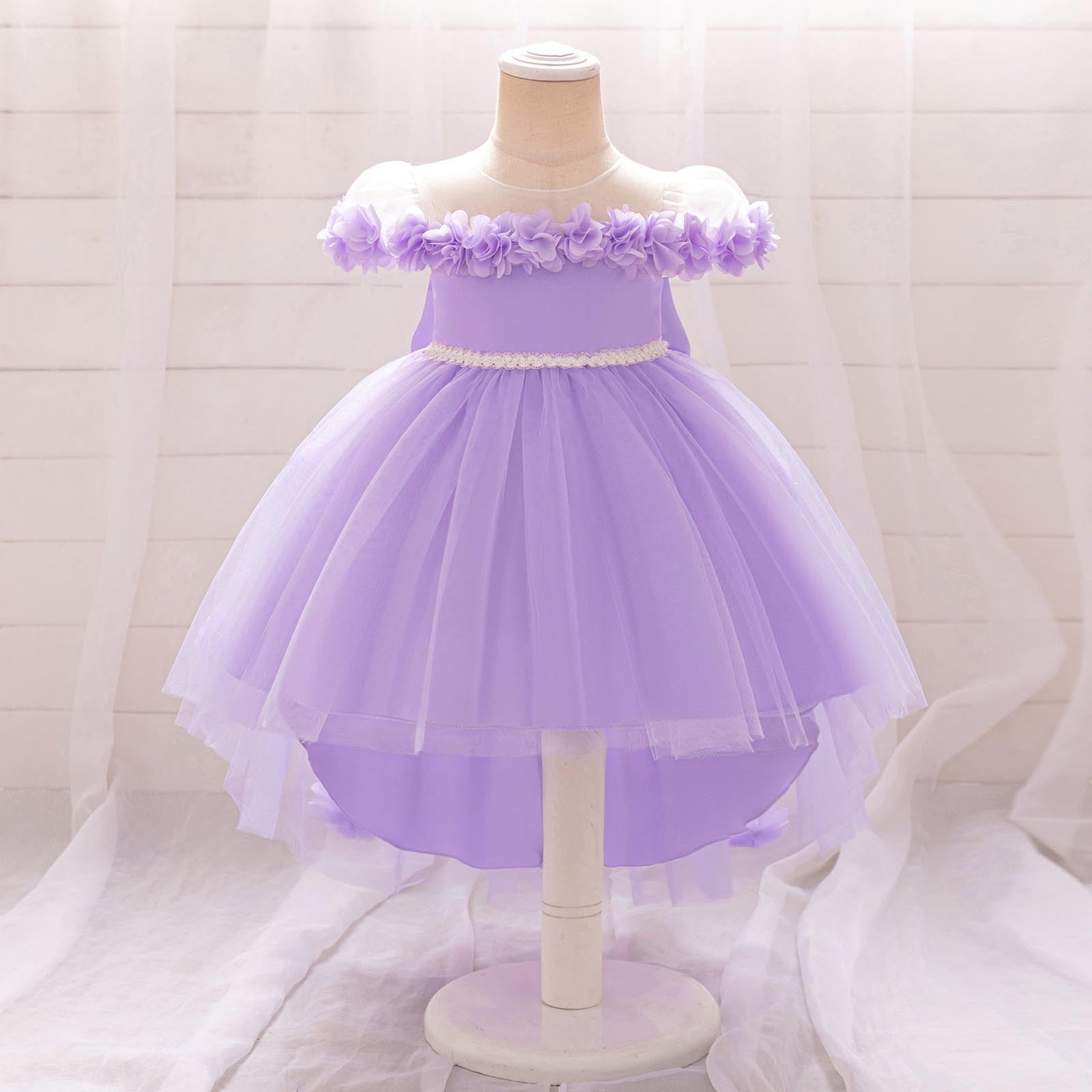 Delliss Girls Baby Toddler Tulle Sundress 6M-3Y Princess Wedding ...