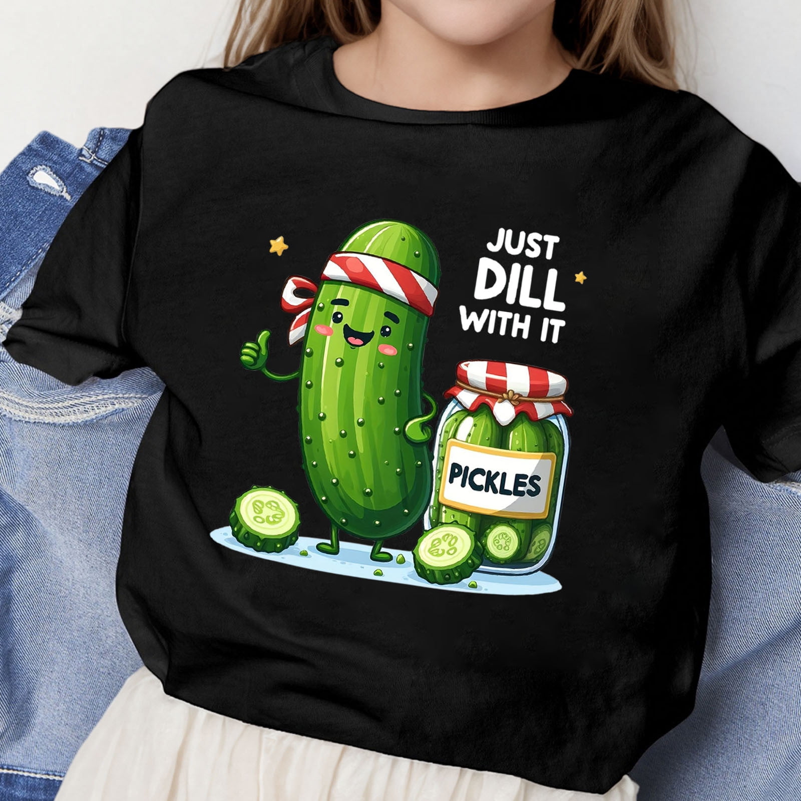 Delliss Girls Clothes Summer Short Sleeve Round Neck Top T-shirt ...
