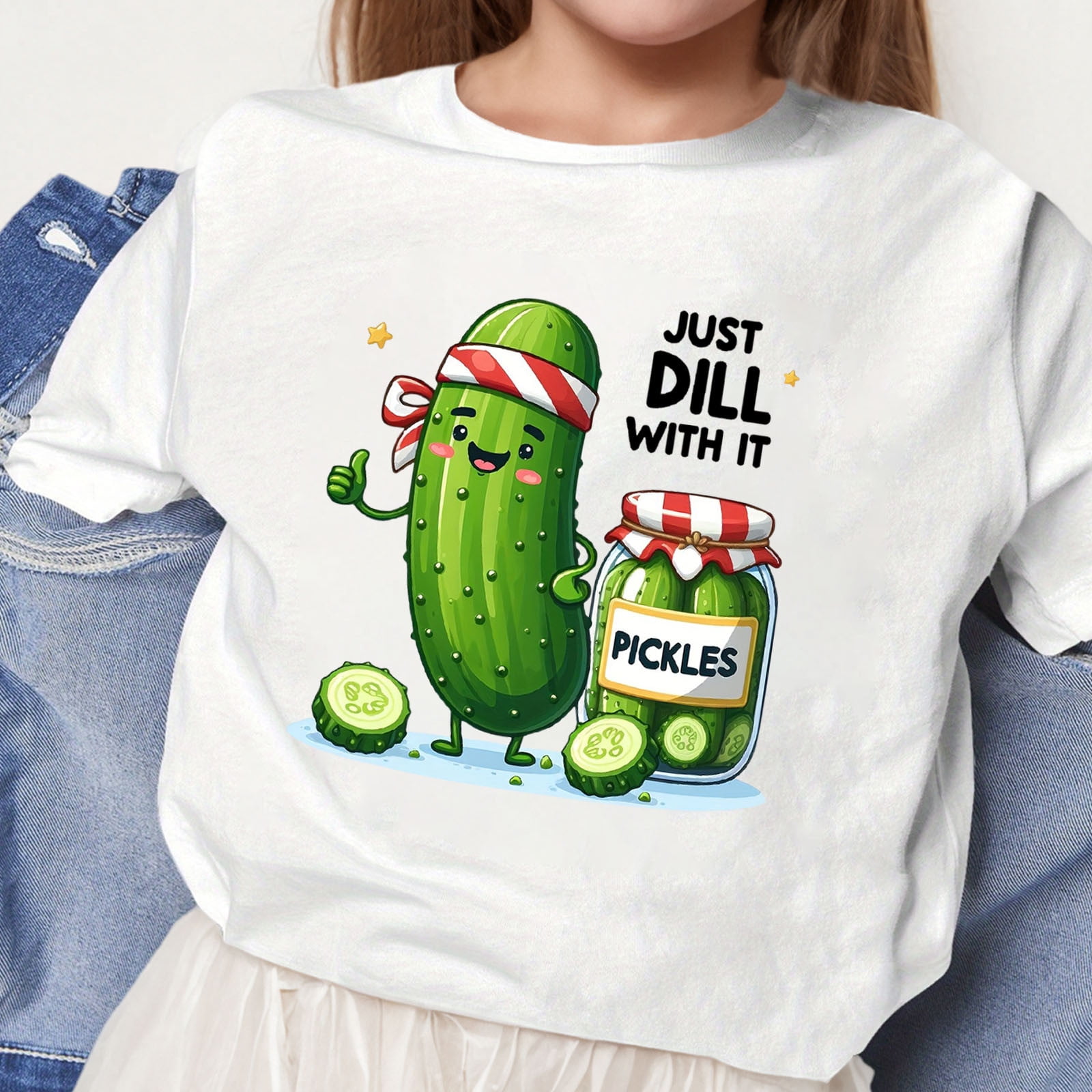 Delliss Girls Clothes Summer Short Sleeve Round Neck Top T-shirt ...