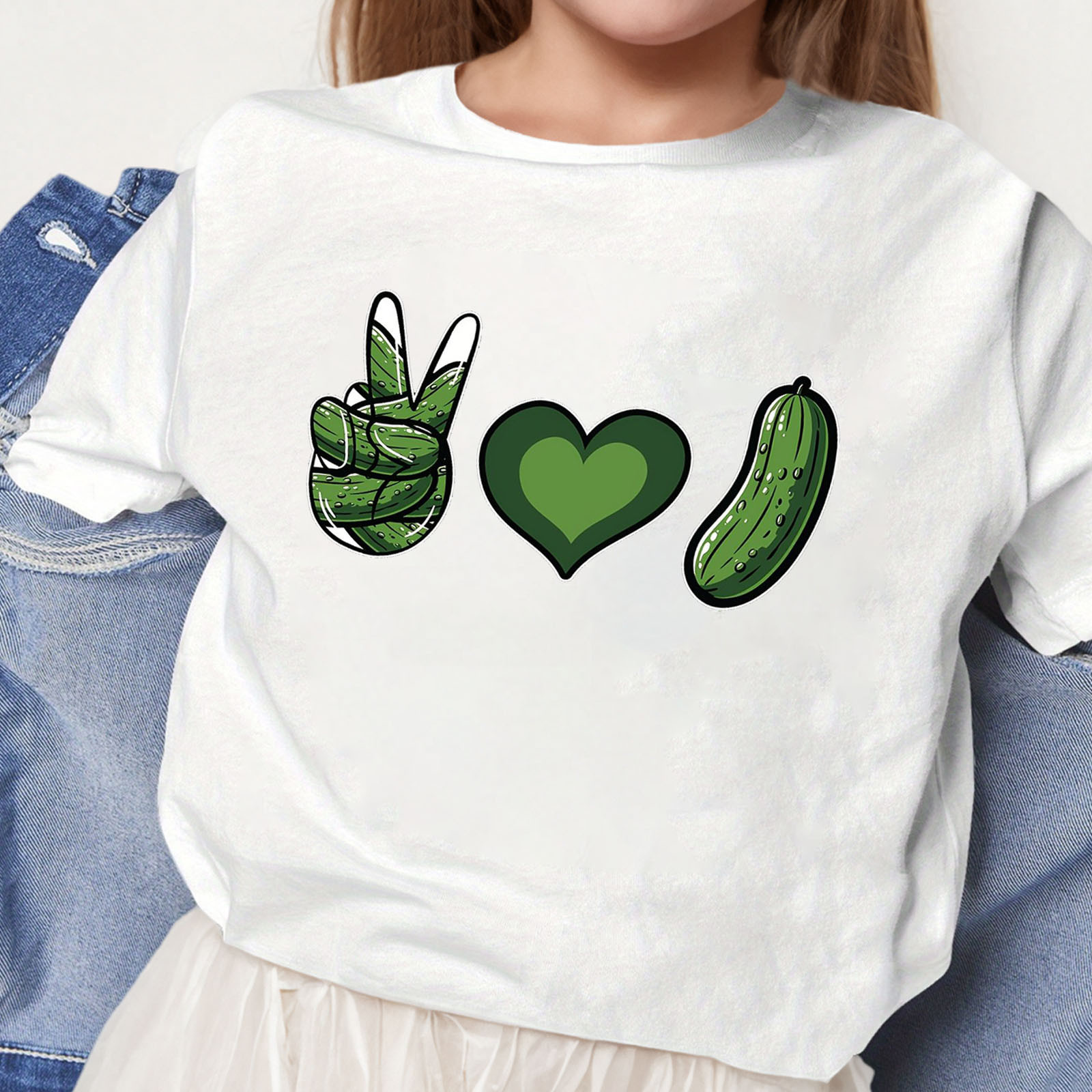 Delliss Girls Clothes Summer Short Sleeve Round Neck Top T-shirt ...