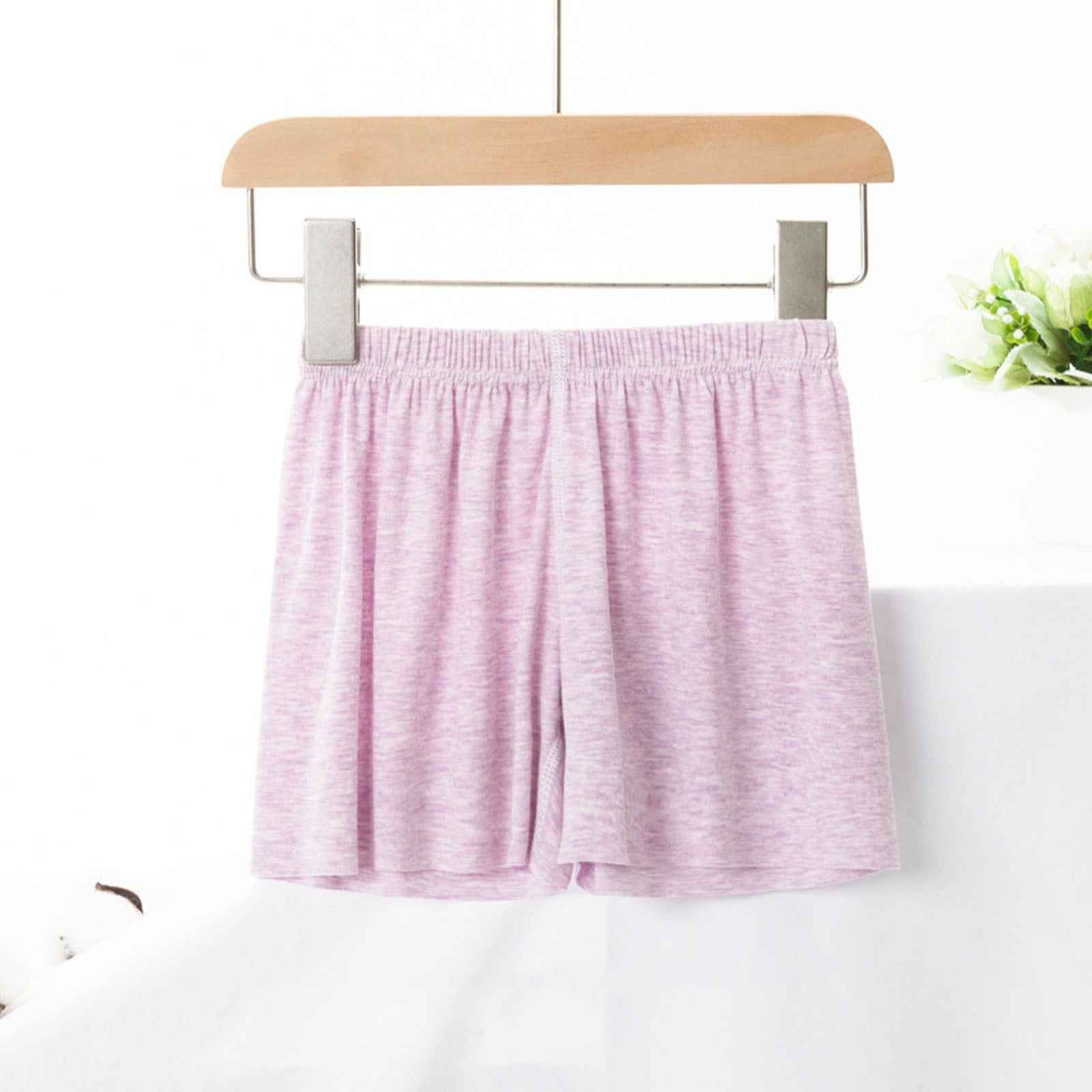Delliss Girls Shorts Solid Color Summer Cotton and Linen Sports Shorts ...