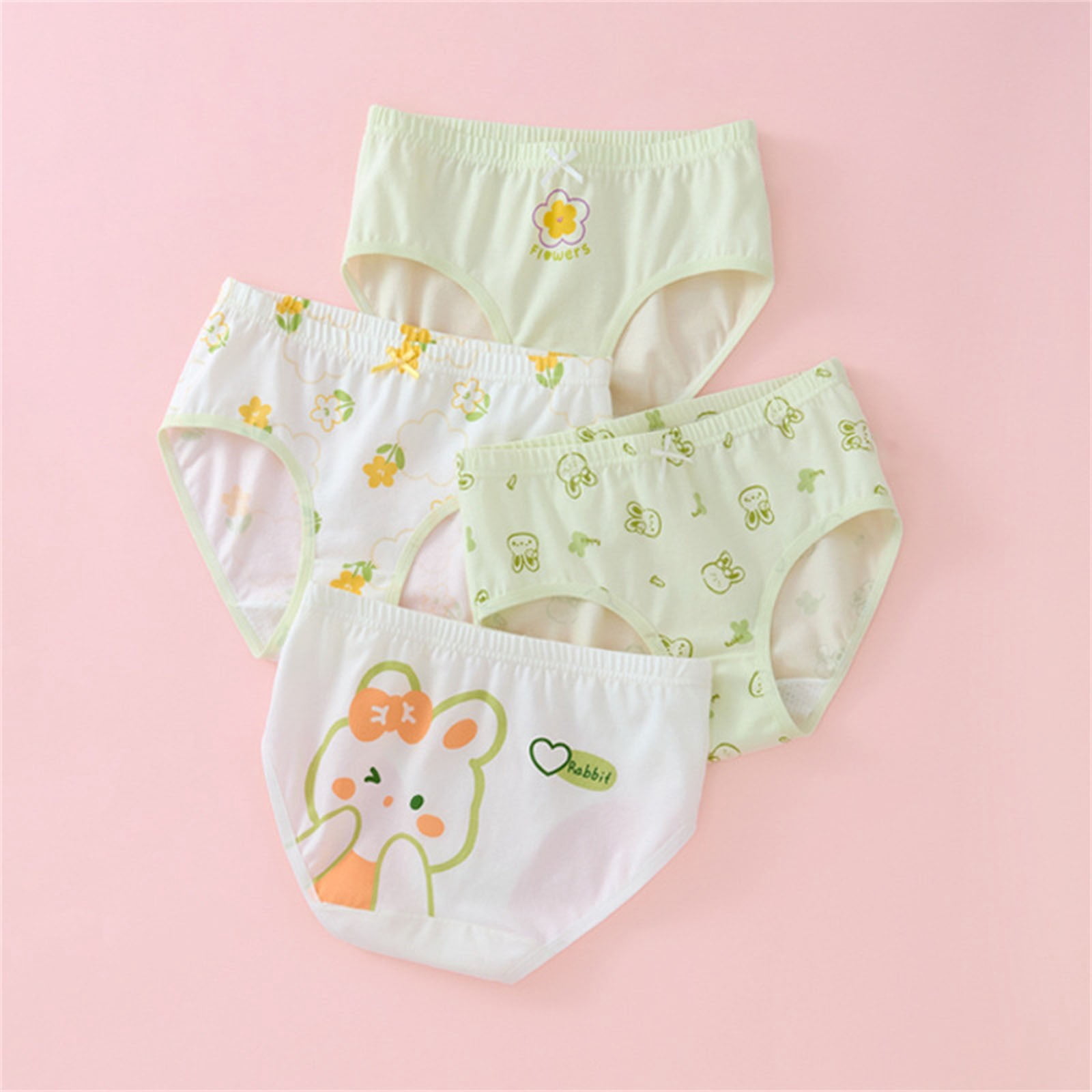 Delliss Girls Underwear Toddler Cotton Briefs Soft Bikini Panties ...