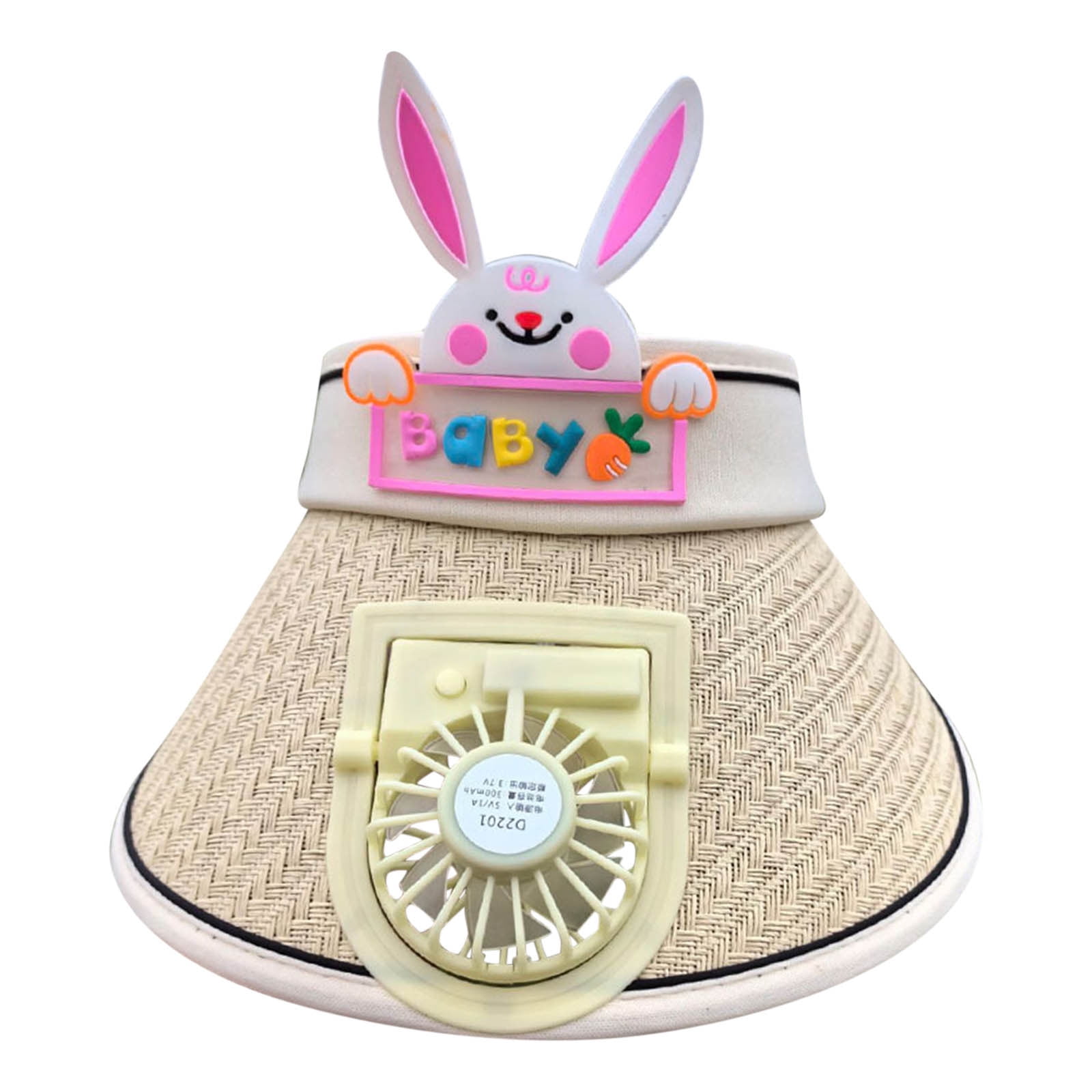 Delliss Kids Sun Visor Hat Large Area Sun Protection Fan Visor Hat 3 ...