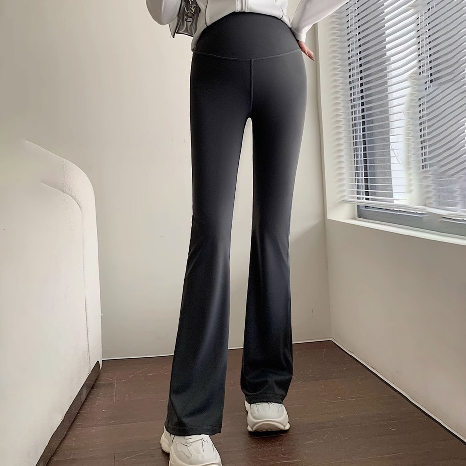 Delliss Maternity Dress belly tightness Yoga Pants Over The Belly ...