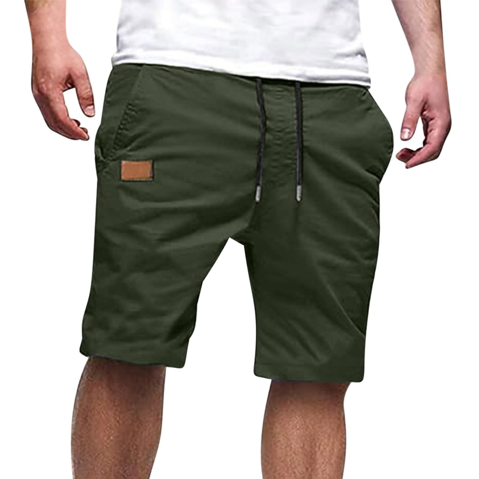 Delliss Men's Summer Drawstring Cargo Trendy Shorts Casual Shorts With ...
