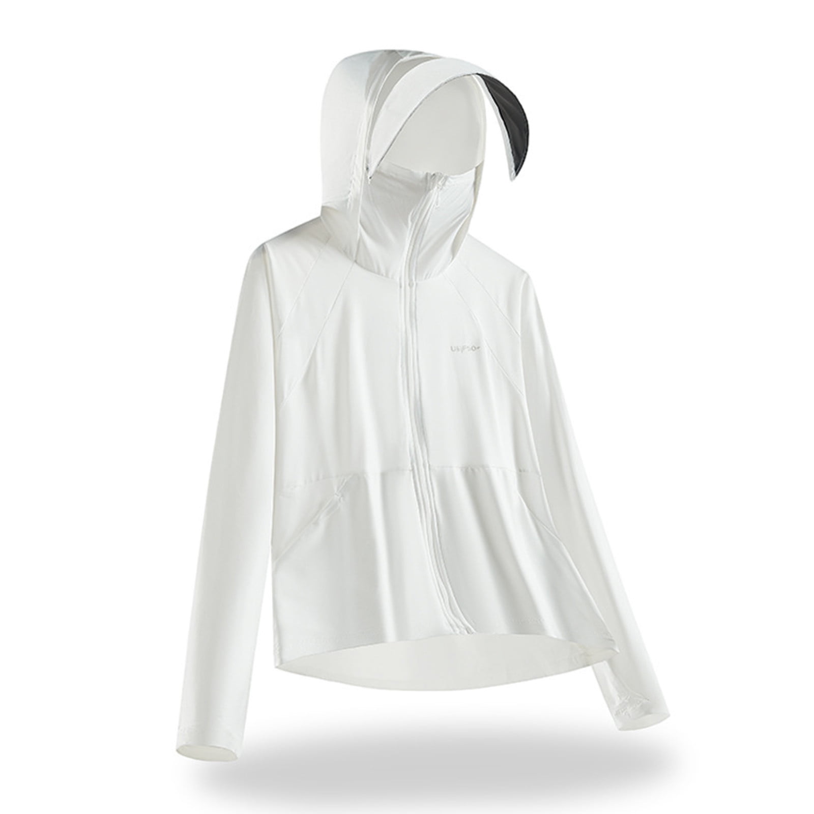 Delliss Sun Protection Full Zipper Coat for Men Rash Guard Fishing ...