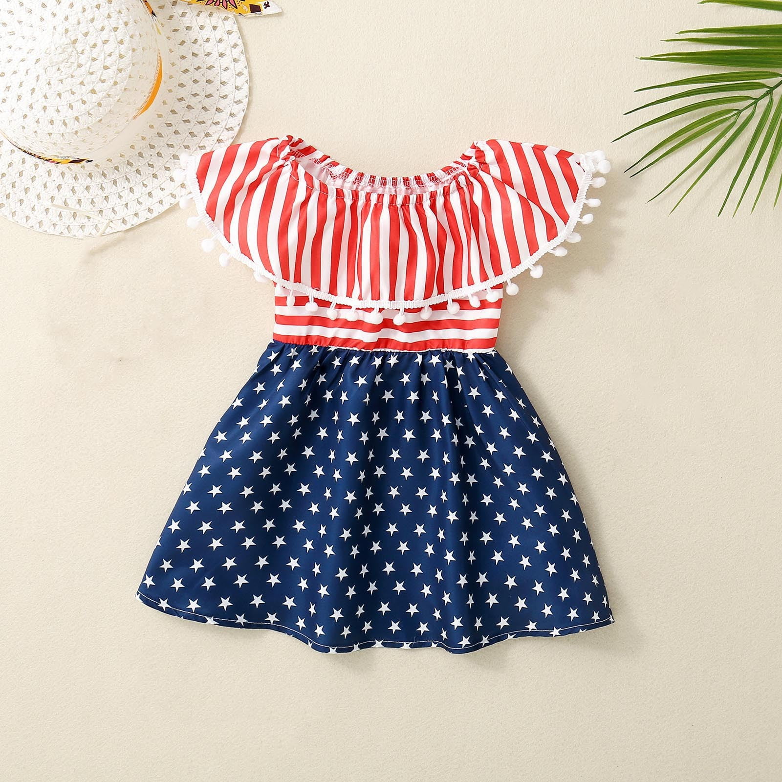 Delliss Toddler Baby Girls Dress Spring Summer Dresses Toddler Party ...
