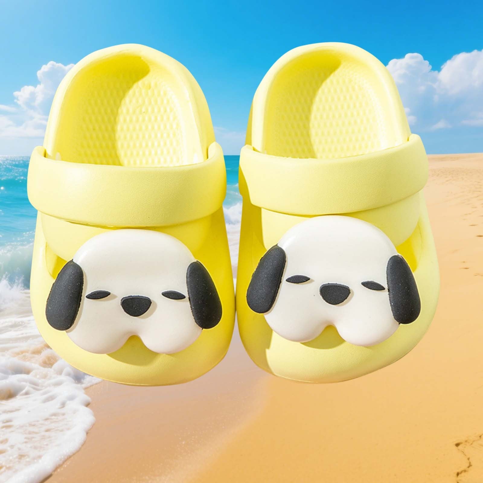 Delliss Toddler Sandals Girl's Baby Everyday Slide Sandals with ...