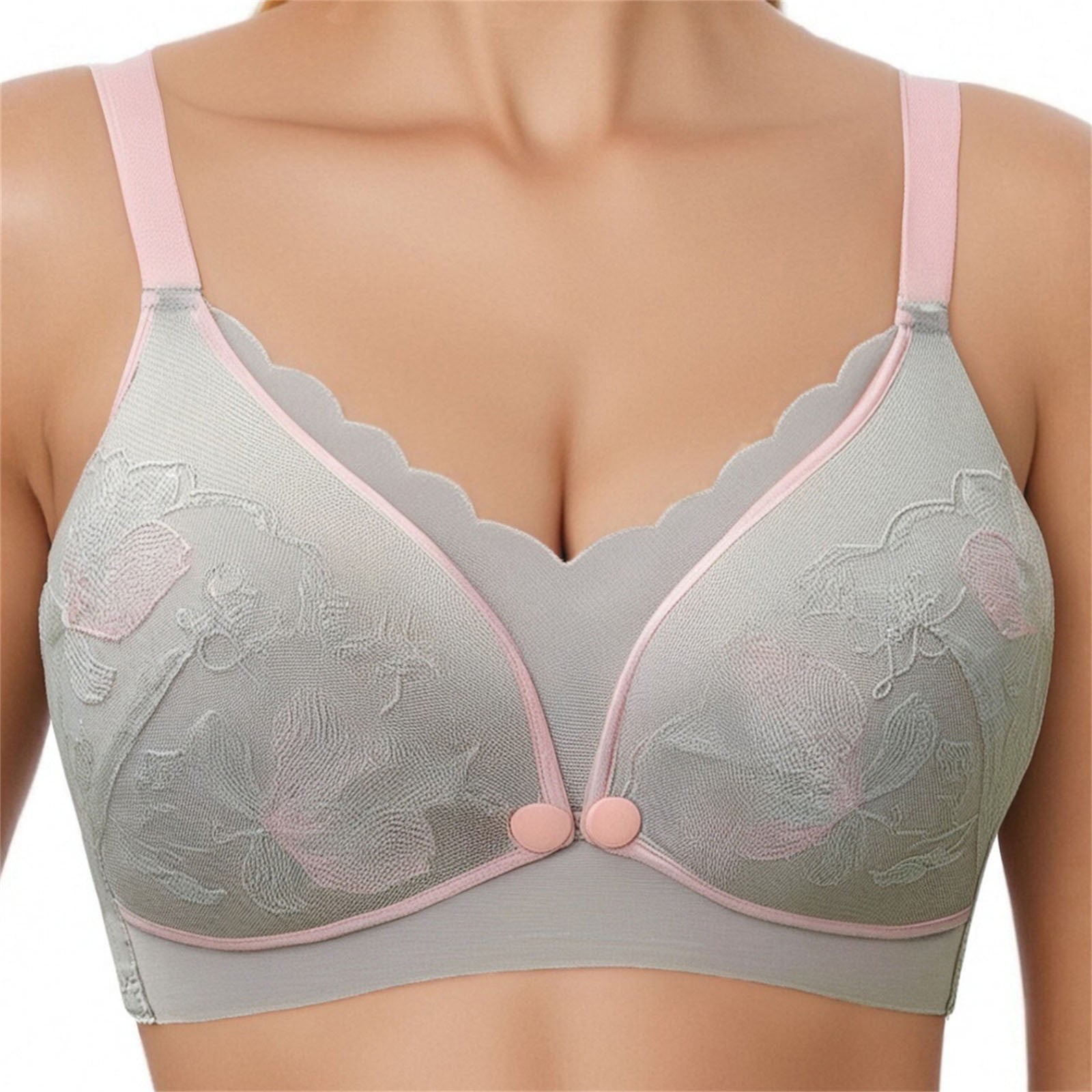 Delliss Women Nursing Bras Maternity Bra for Breastfeeding Pregnancy Seamless Wireless Sleep Bra ...