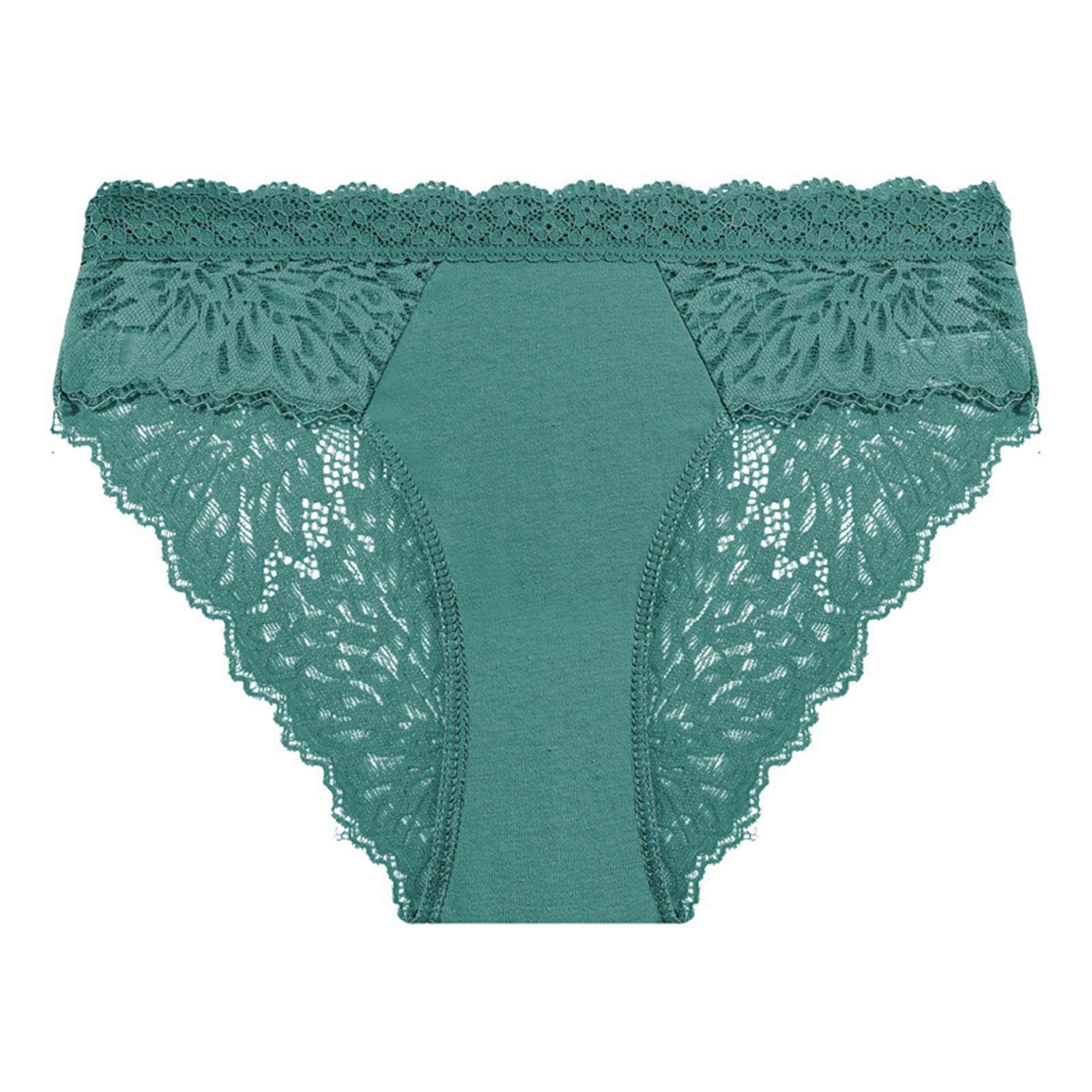 Delliss Women's Lace Bikini Brief Underwear Invisible Seamless Half ...