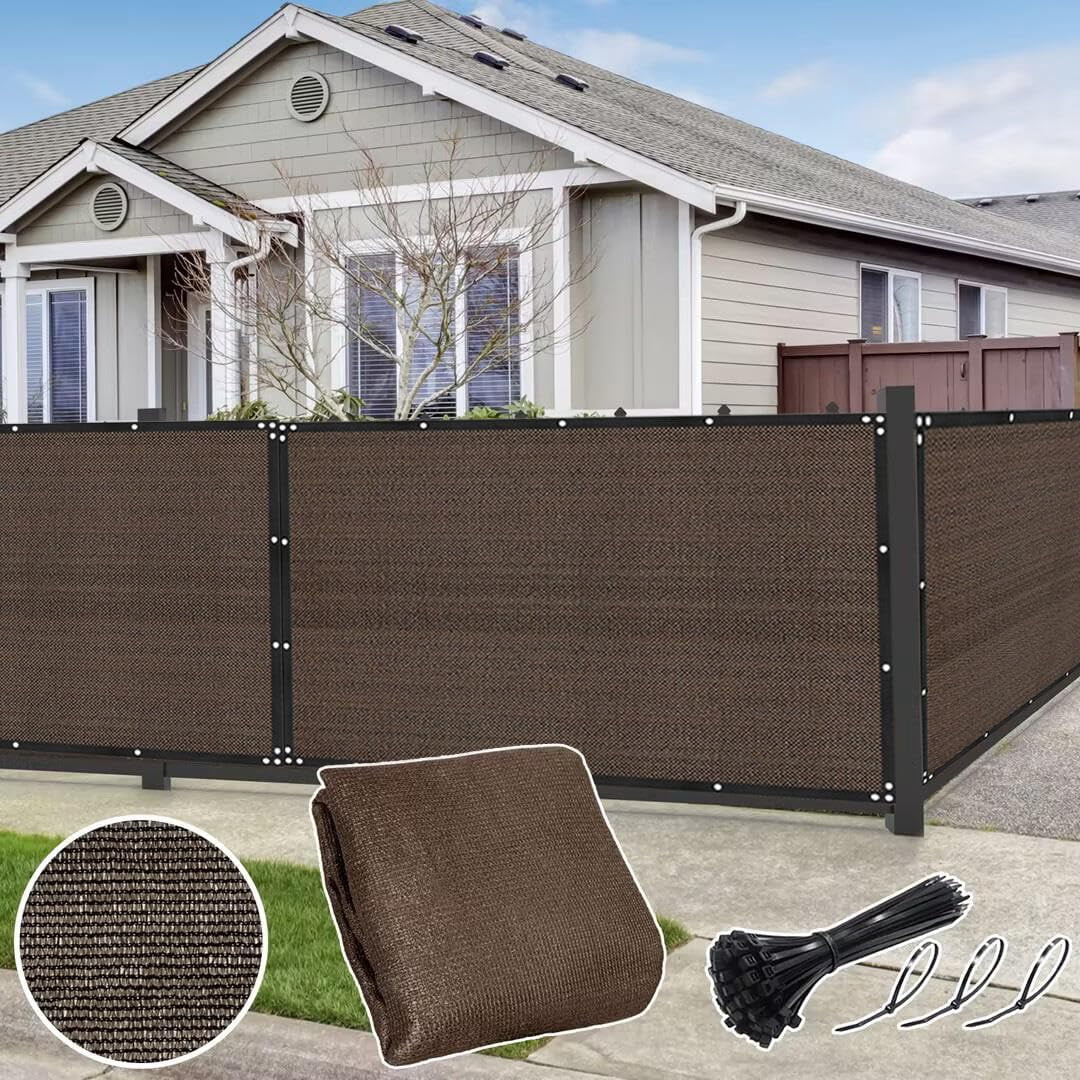Dellna Fence Covering Outdoor Privacy Screen 6x50Ft for Fence - Fence ...