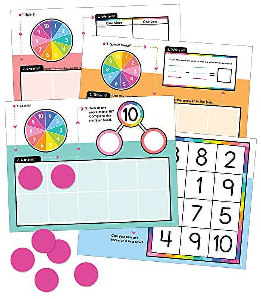 Dellosa Edu-Clings Silicone Center Ten Frame Manipulative—Grades K-1 ...