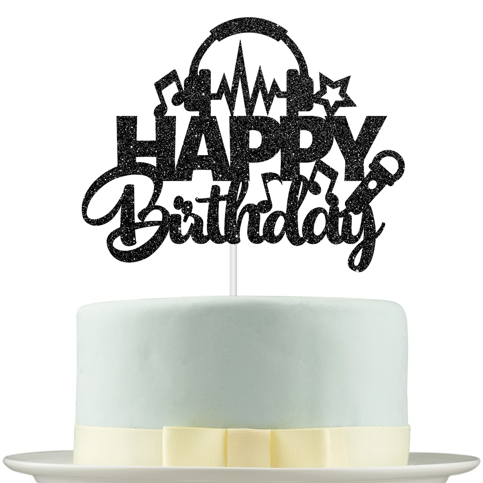 Deloklte Social TWE5 Media Happy Birthday Cake Topper - Theme Birthday ...
