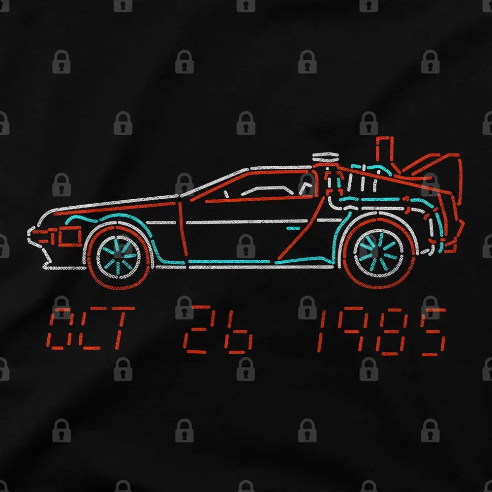 Delorean Time Machine Unisex T-Shirt Tee Sweatshirt Hoodie Tank Top ...