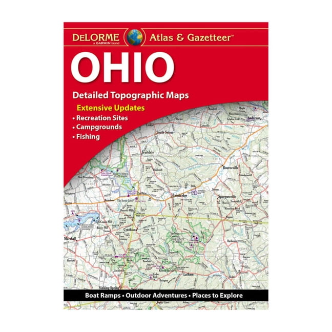 Delorme Atlas & Gazetteer: Ohio, (Paperback) - Walmart.com